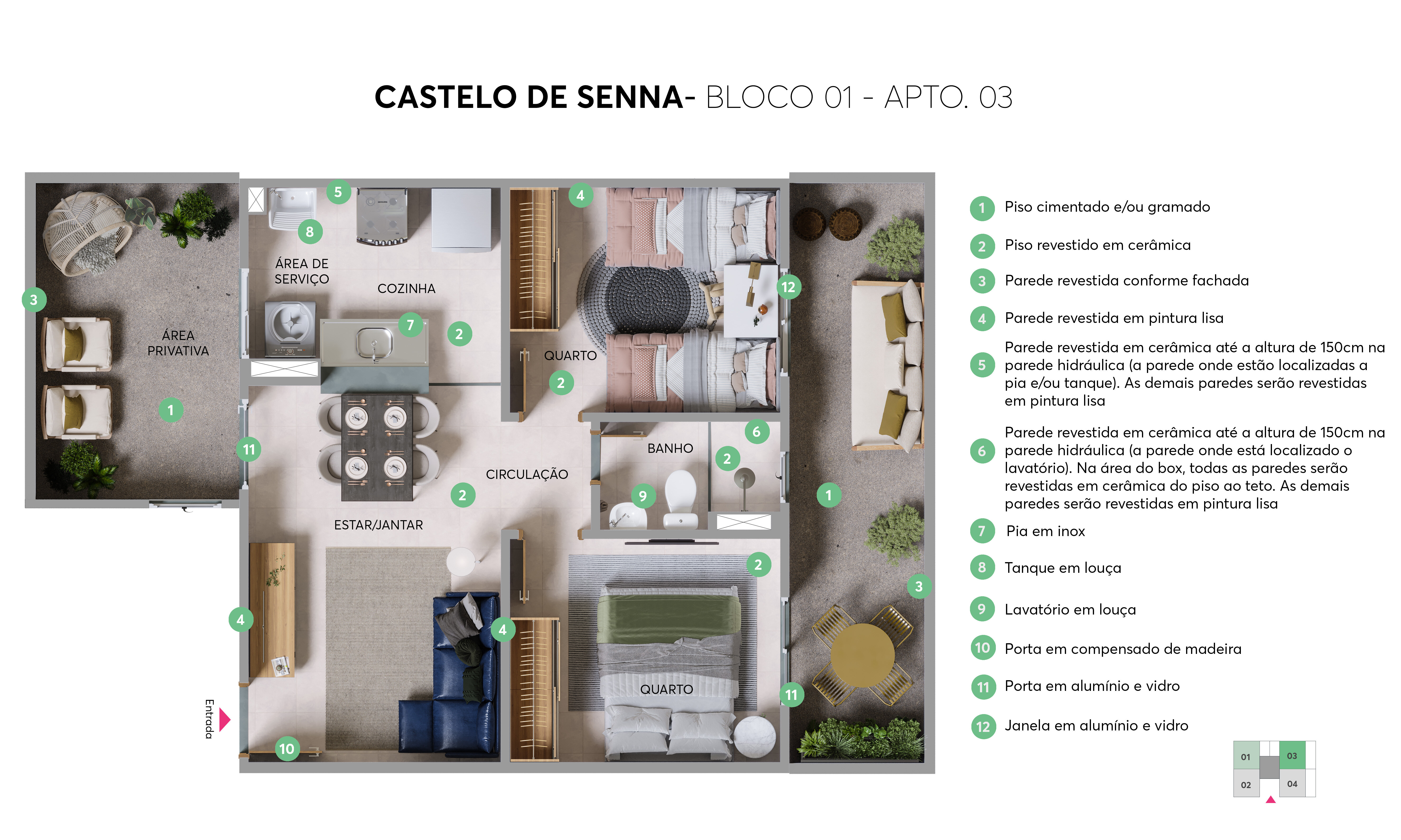 Castelo De Senna | Apartamentos em Mato Grosso Do Sul | MRV