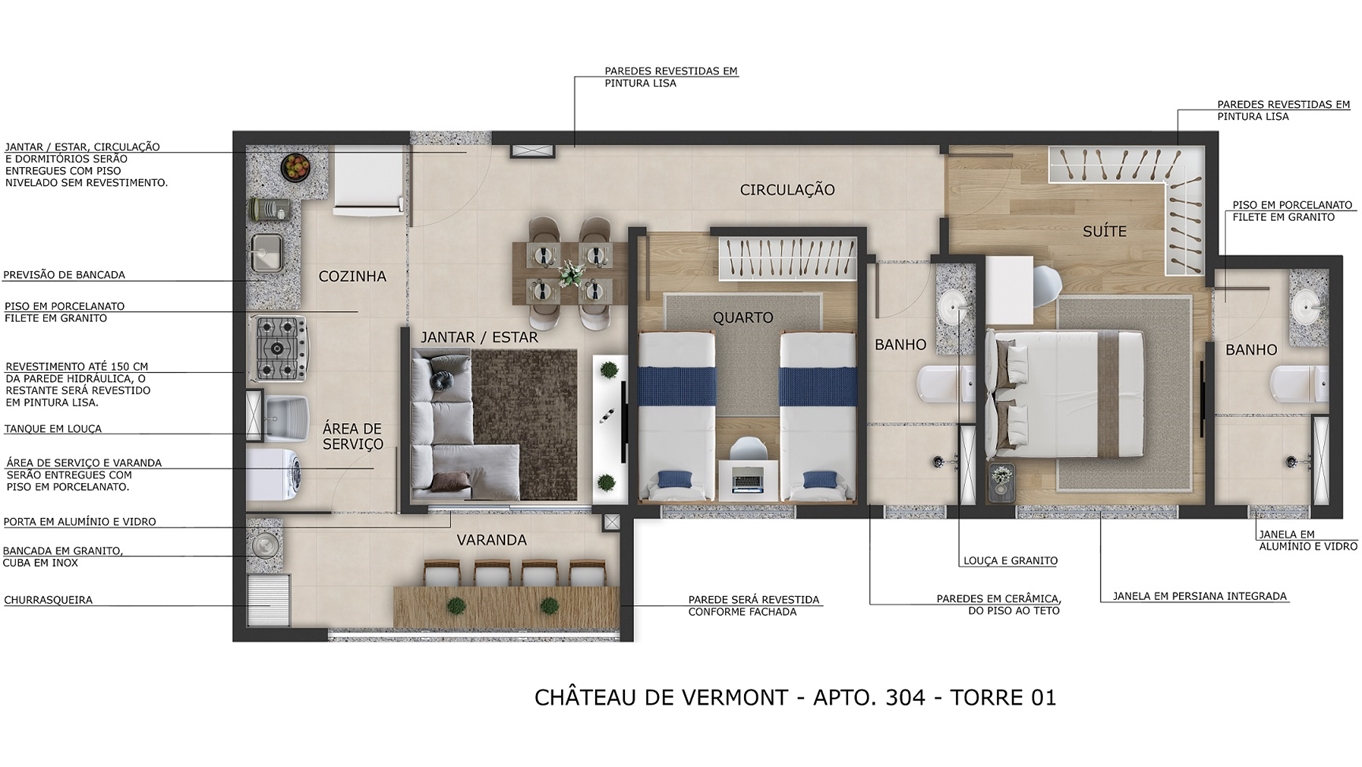 Chateau De Vermont | Apartamentos em Parana | MRV