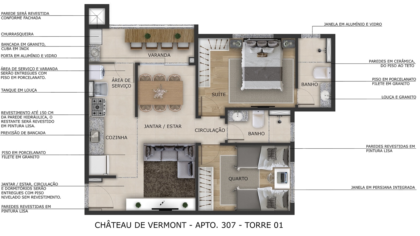 Chateau De Vermont | Apartamentos em Parana | MRV