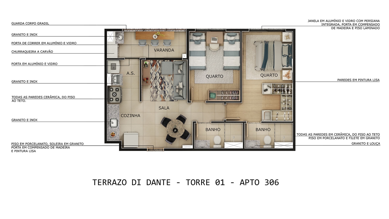 Terrazo Di Dante | Apartamentos em Sao Paulo | MRV